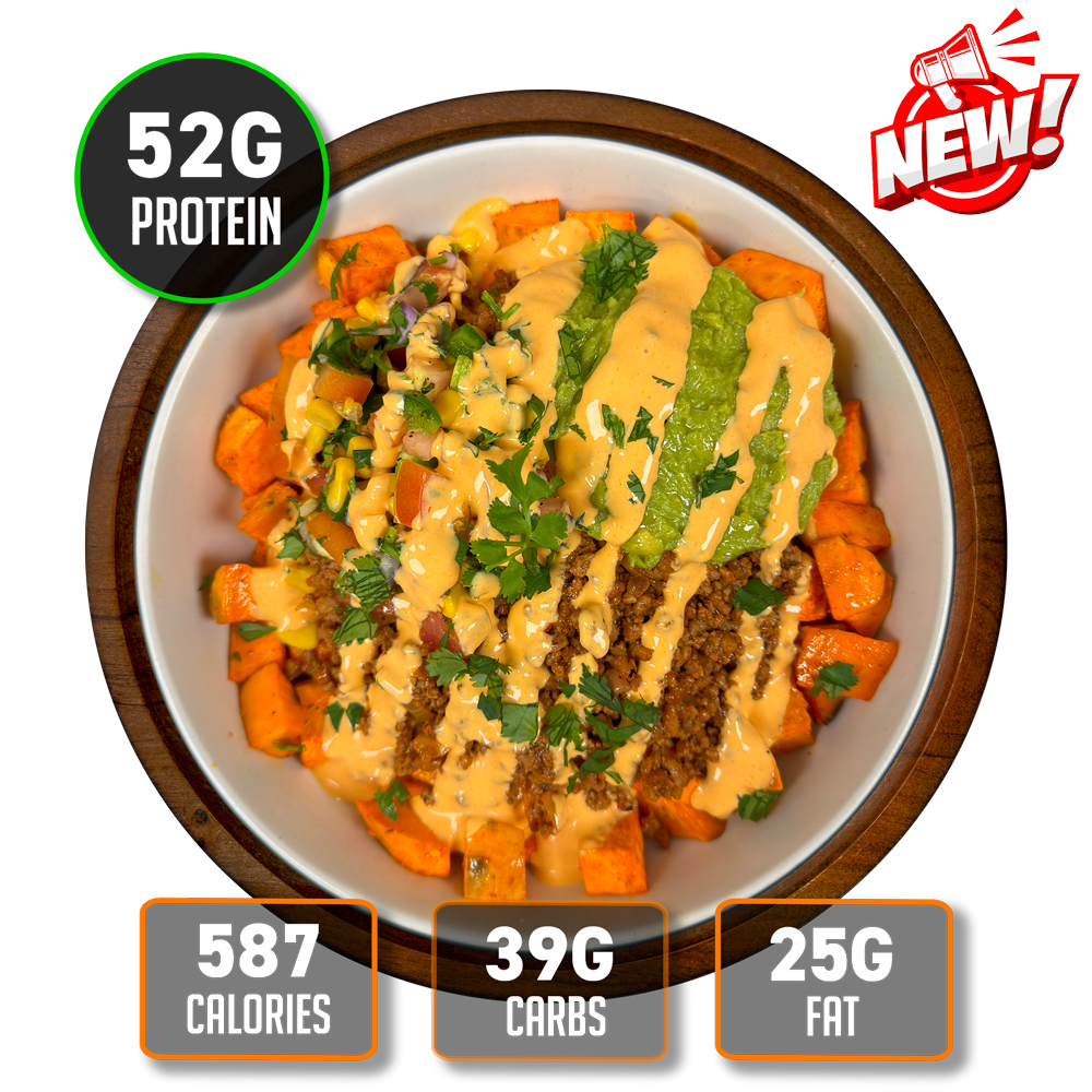 Sweet potato Lean Steak Harvest Bowl | Indianapolis, IN | Flexx ...